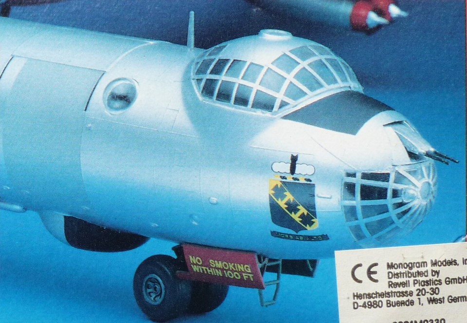 oop Monogram 5707 1/72 Convair B-36 / RB-36E Peacemaker SAC Bomber ...