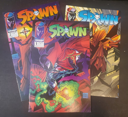 Spawn #1 #2 #3 (Image Comics) Excellent Condition! Lot of 3! McFarlane | eBay