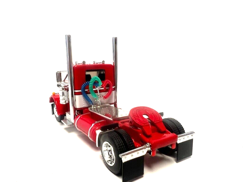 DCP / FIRST GEAR 1/64 SCALE 359 PETERBILT DAY CAB, SINGLE AXLE, RED ...
