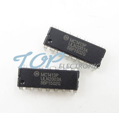 10PCS MC1413P ULN2003A MOTOROLA 16 PIN DIP DARLINGTON TRANSITOR ARRAY ...