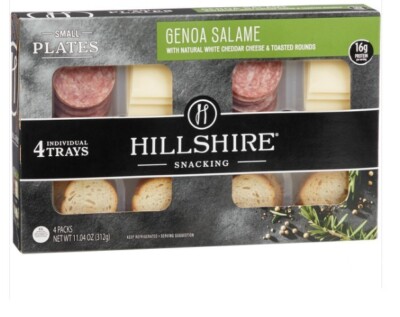 Hillshire Snacking Plates, White Cheddar and Genoa Salame, 4 ct | eBay