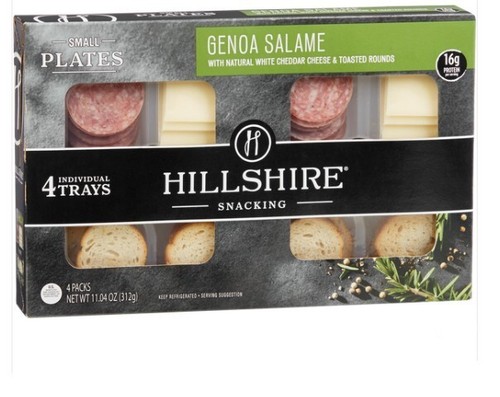Hillshire Snacking Plates, White Cheddar and Genoa Salame, 4 ct | eBay