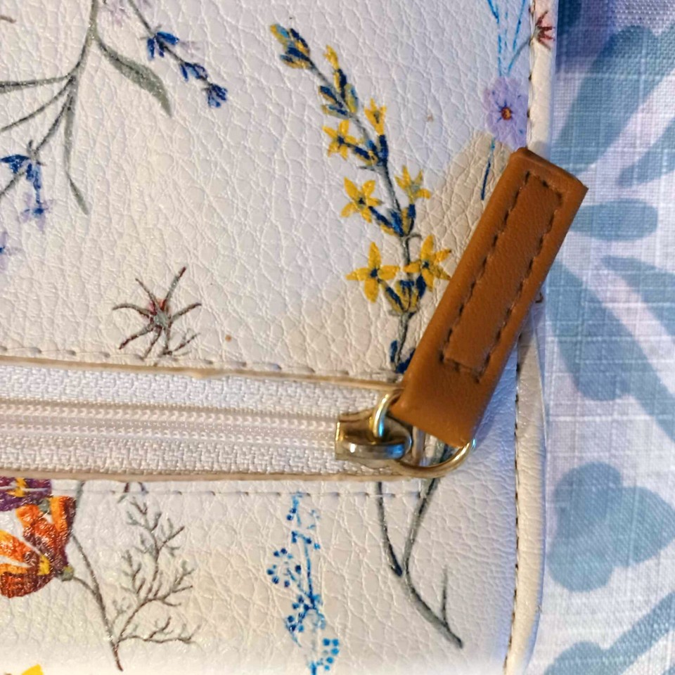 Crossbody Wallet On The Go Travel Purse Floral Cottage core Wildflowers ...