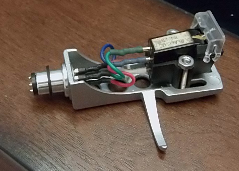 Nice! Silver Turntable Headshell with Realistic Shure R47EB Cartridge ...