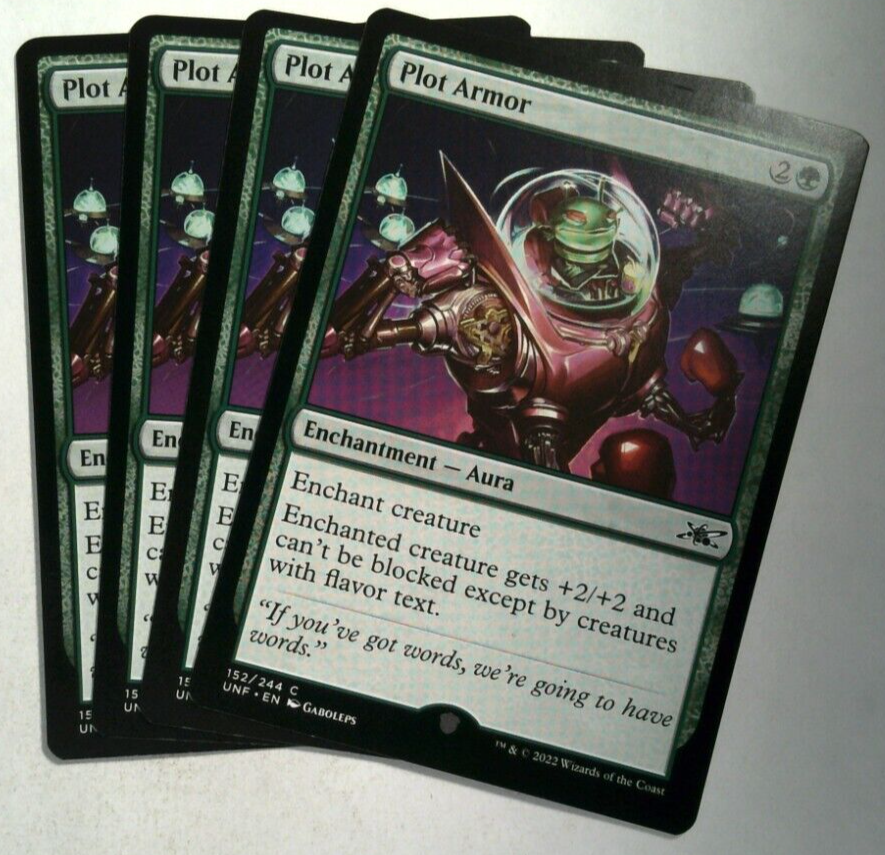 Mtg Plot Armor x4 *Unfinity* | eBay