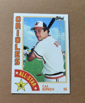 Cal Ripken HOF AL ALL STAR 1984 Topps Baseball Card #400 Orioles Set ...