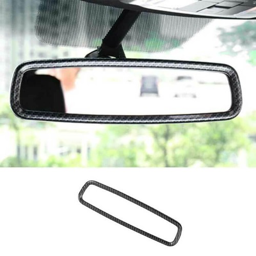 Carbon Fiber Interior Rearview Mirror Cover Trim 1PC For Ford Explorer ...