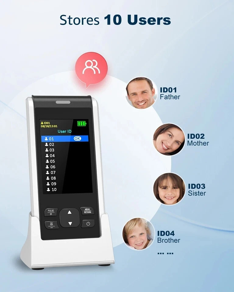 Pulse Oximeter Handheld Fingertip SpO2 PR Heart Rate Finger Blood ...