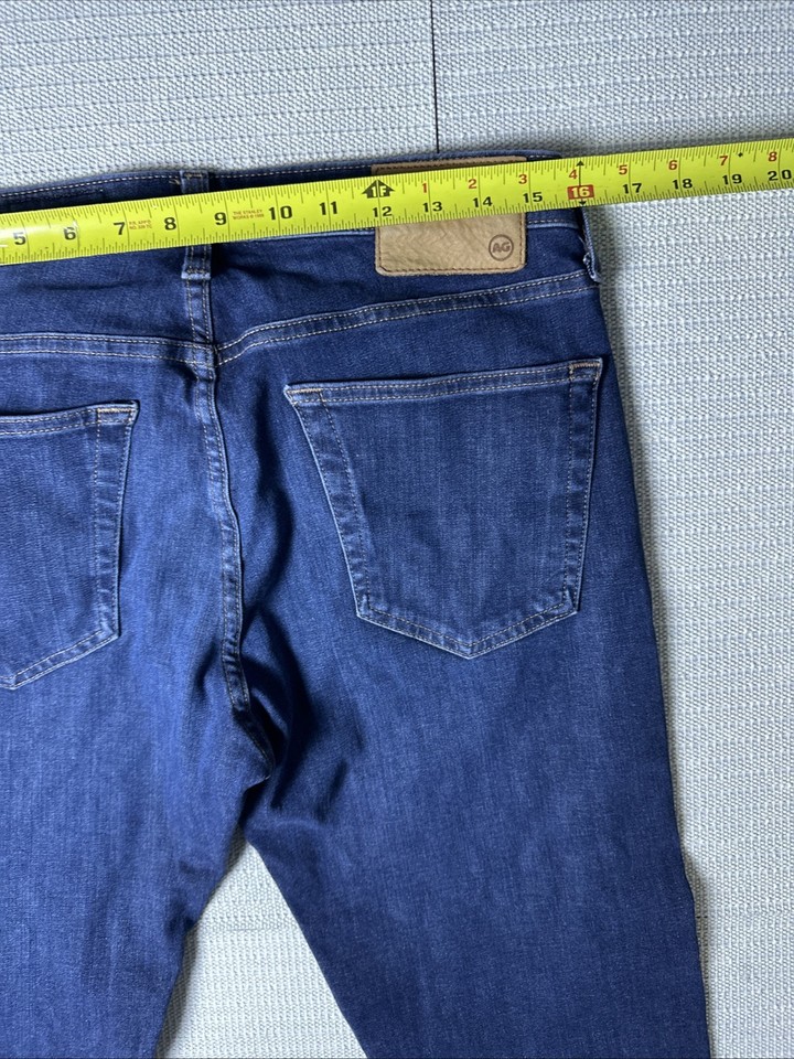 AG Adriano Goldschmied Jeans Mens 32x32 Blue Tellis Modern Slim Hemmed ...