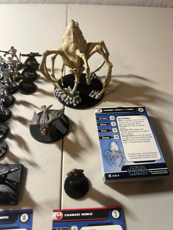 Wizards Of The Coast Mixed Set Lot of Star Wars Miniatures with PROMOS ...