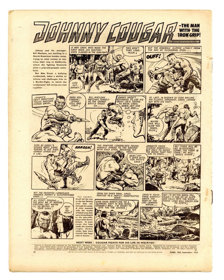 Tiger Sep 29 1962 VG Low Grade | eBay