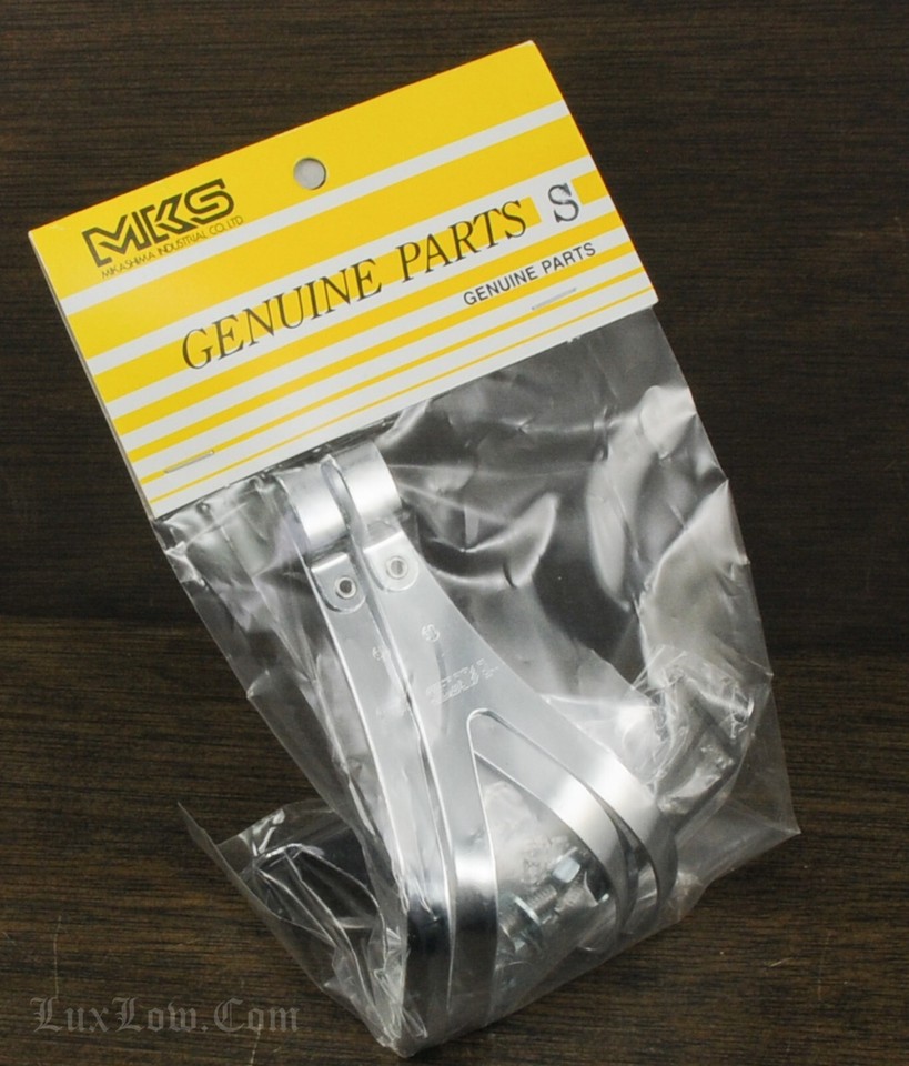 NOS MKS RoadBike Pedal TOE CLIPS Steel Alloy Leather NJS FixedGear ...