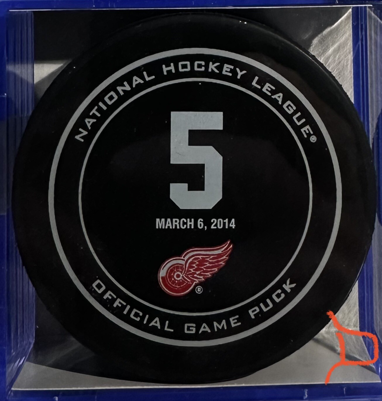 Detroit Red Wings #5 Nicklas Lidstrom (Jersey Retirement) Official Game ...