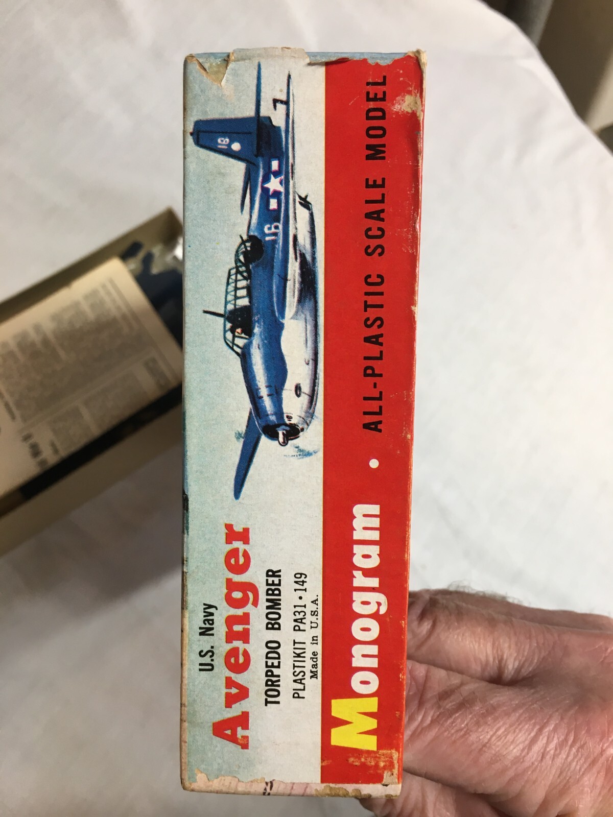 Vintage 1958 Monogram US Navy TBF Avenger Torpedo Bomber Model Kit | eBay