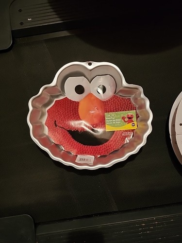 2002 SESAME STREET~ELMO FACE Cake Pan #2105-3461 Aluminum 12"x 11 ...