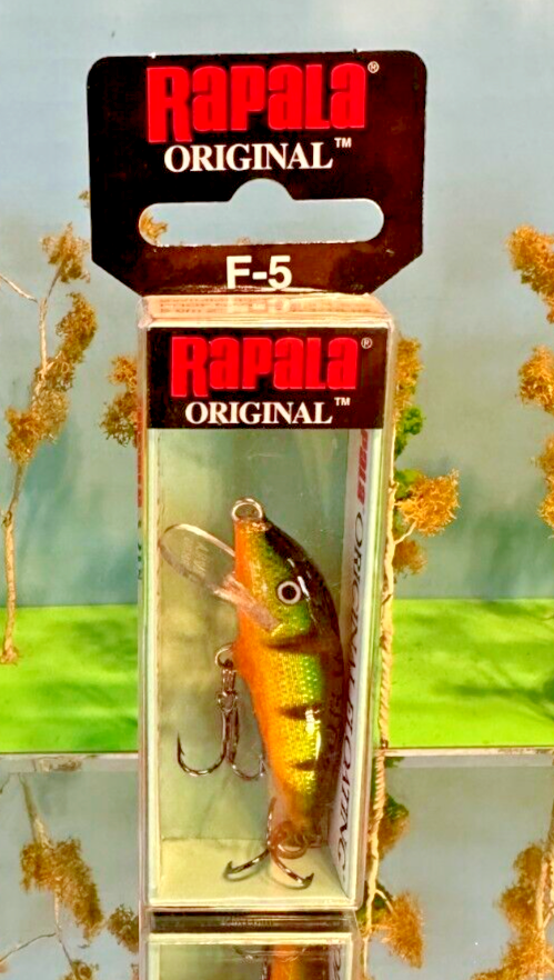 RAPALA, F05P Perch, The ORIGINAL FINNISH MINNOW, FISHING LURE, F05P ...