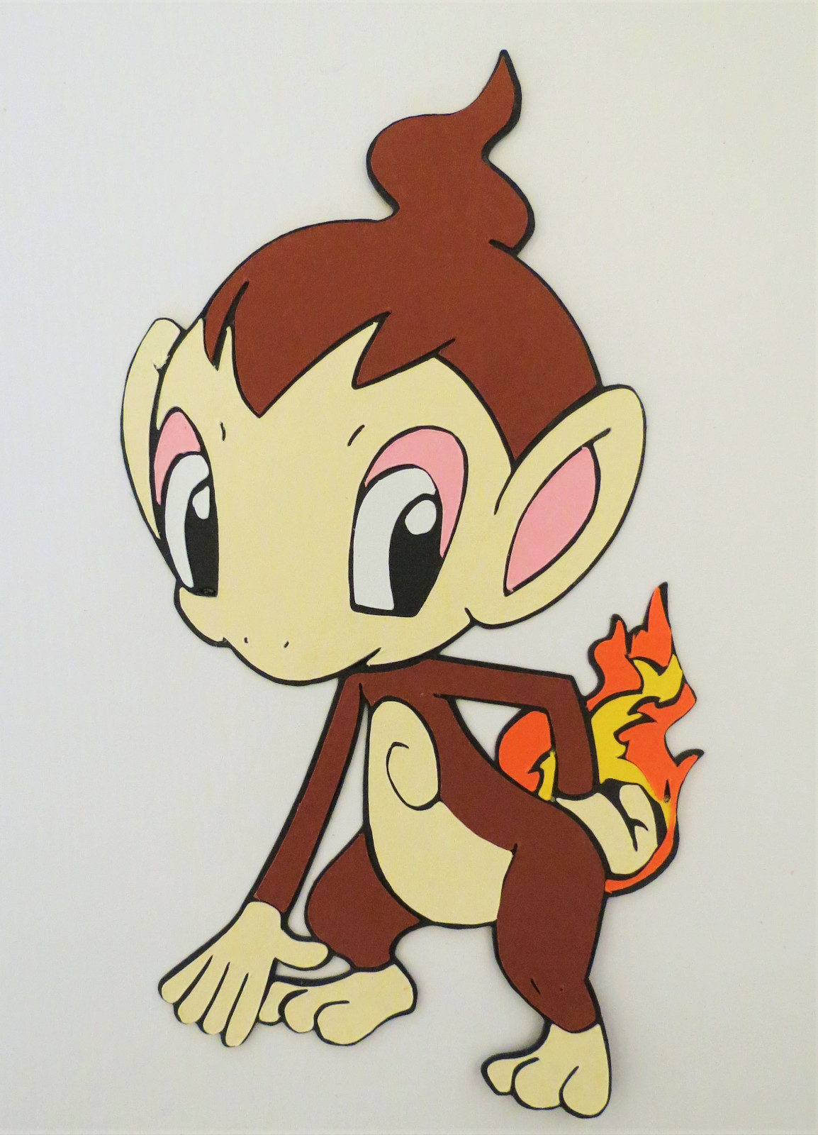Pokemon Chimchar Paper Die Cut Piecing Scrapbook Embellishment Cupcake ...