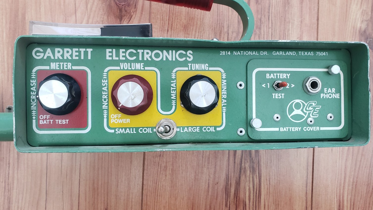 Vintage Garrett coin Hunter BFO metal detector UNTESTED/AS IS | eBay