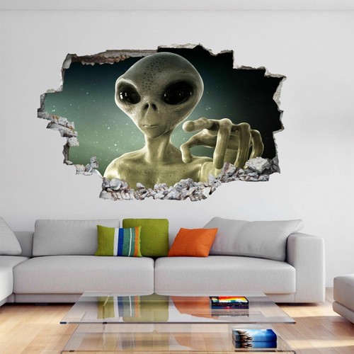 Alien Wall Sticker Mural Decal Kids Room Home Office Decor DB2 | eBay UK