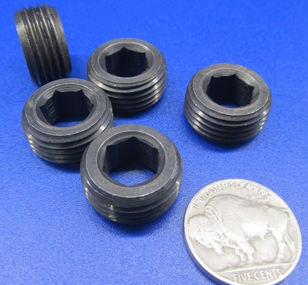 Black Oxide Hollow Jam Set Screws, 1"-8 x 1/2" Height, 5 Pieces | eBay