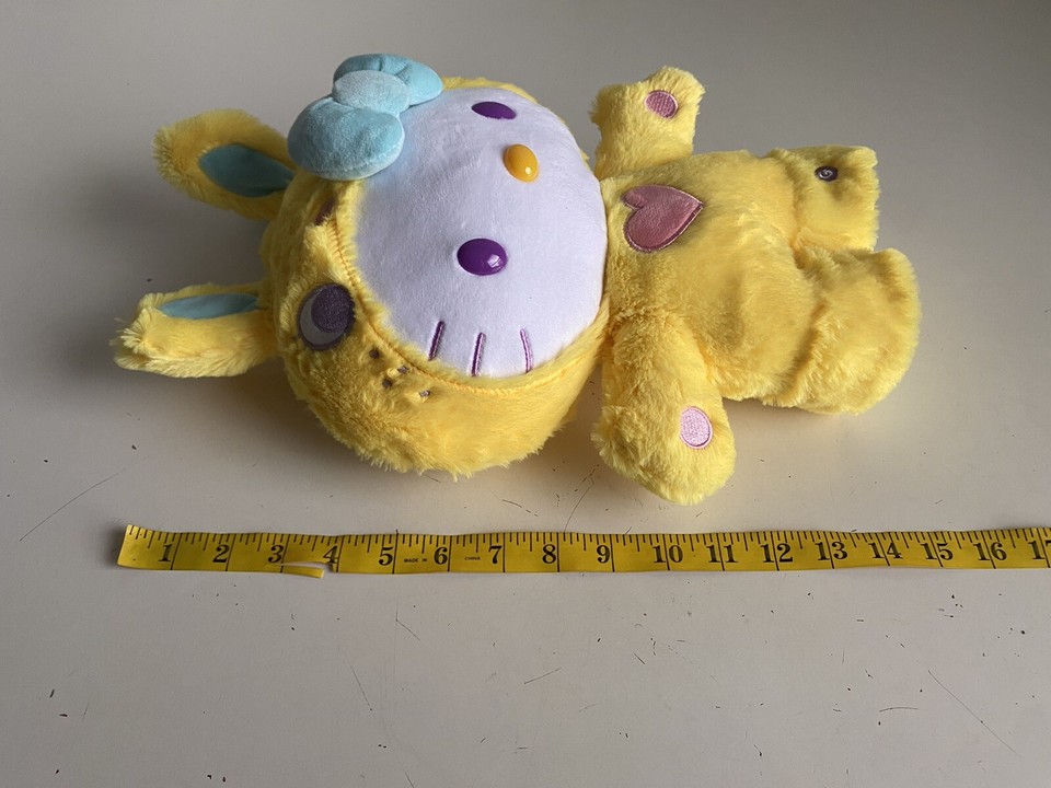 Hello Kitty Side Stepper Musical Greeter Bunny Hop 16" Yellow Easter ...