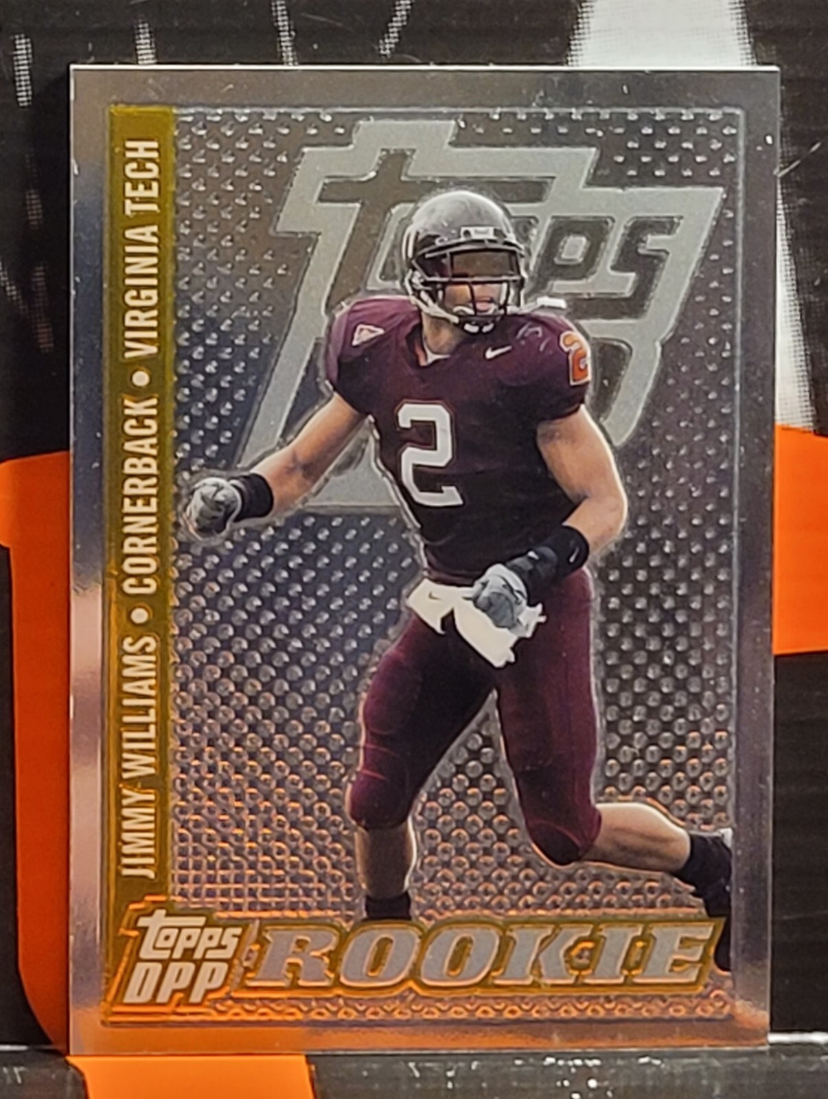 2006 TOPPS DPP ROOKIE ** JIMMY WILLIAMS ** #123 " GOLD CHROME " VIRGINA ...