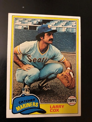 1981 Topps #249 Mariners Larry Cox Baseball Card | eBay