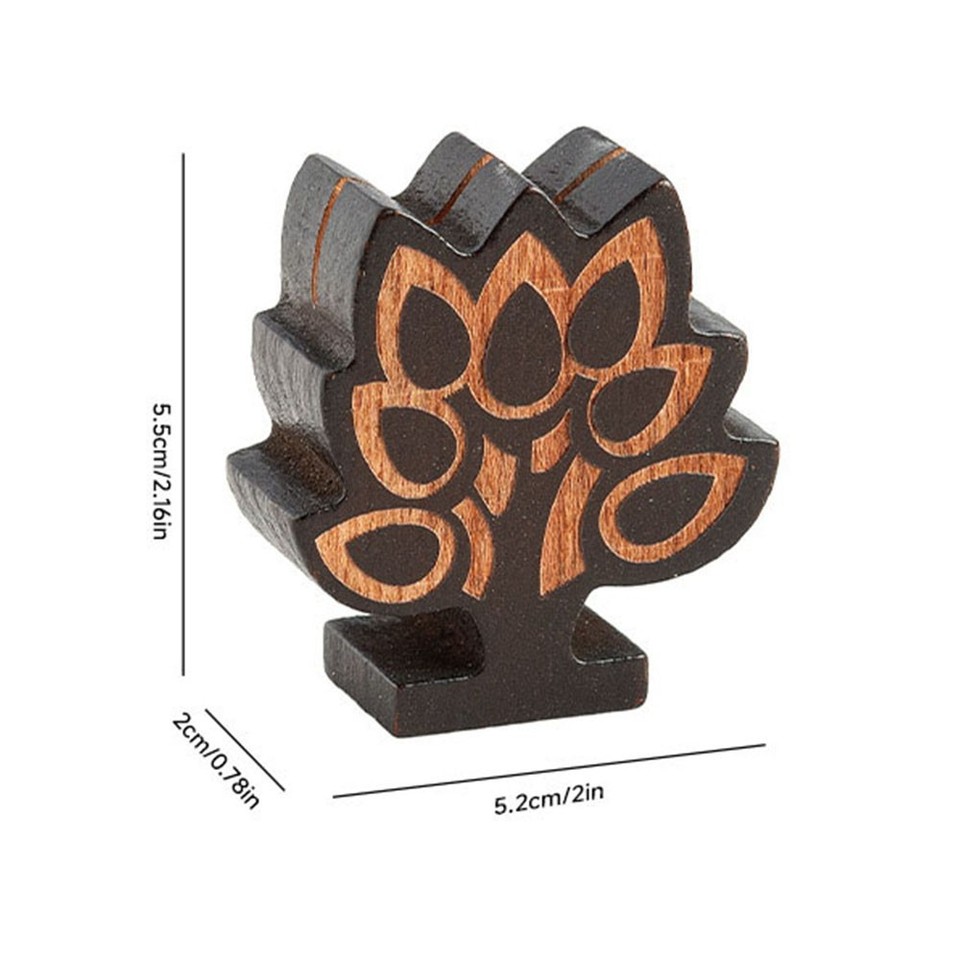 Wooden Message Clip with Forest Design for Bulletin Boards and Memo ...