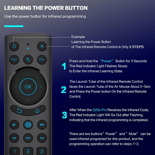 G20S PRO BT Remote Control Voice function For Android TV Box/Stick/IPTV ...