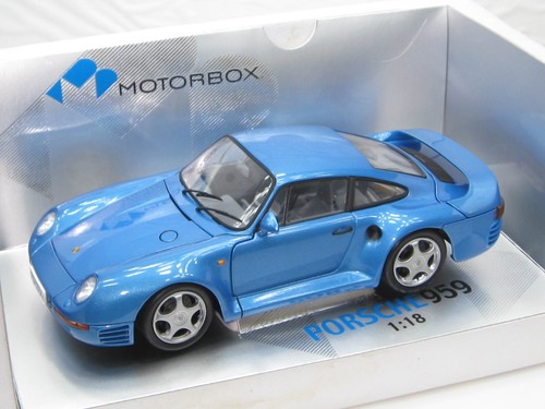 1987 PORSCHE 959 BLUE NEW IN BOX 1:18. | eBay