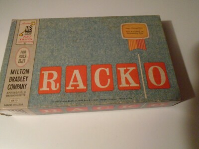 1961 Vintage Racko Card Game by Milton Bradley #4615 USA complete | eBay