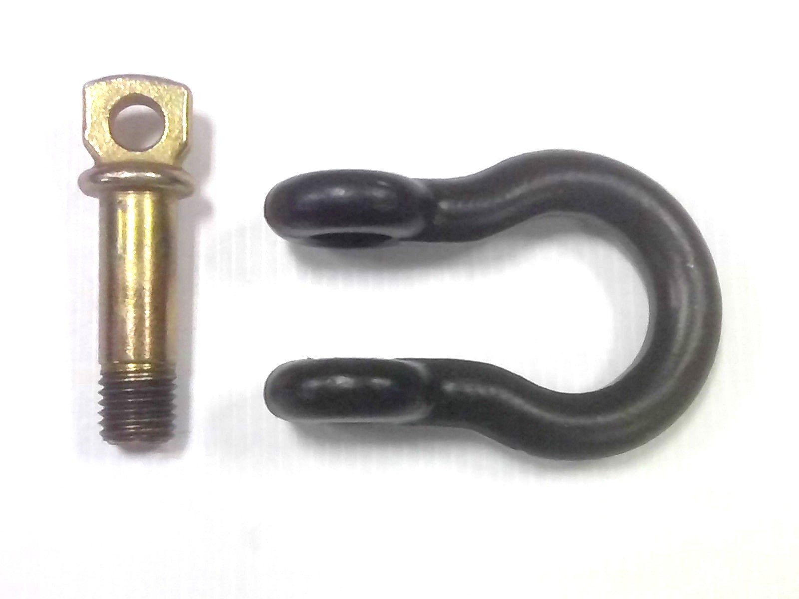 (1) 1/2" x 1-15/16" Farm Clevis / Screw Pin Shackle 6,500lbs WLL Double ...