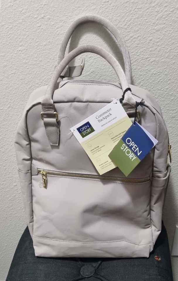 Commuter 16" Backpack Taupe - Open Story 618842421589| eBay