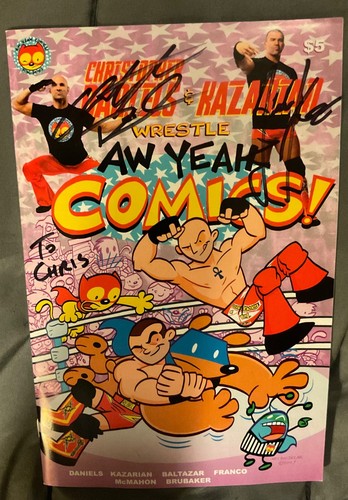 tna wrestling comic book Christopher Daniels Kazarian aw ya comics aew ...