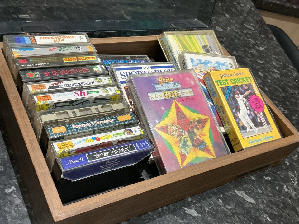 AMSTRAD CPC 464 COMPUTER GAMES BOXED IN OLD SKOOL CASE WINTER GAMES ...