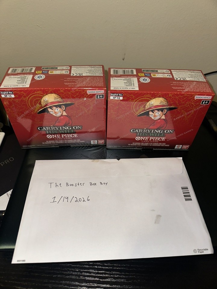 NEW One Piece TCG - Carrying On His Will OP13 Booster Box FACTORY ...