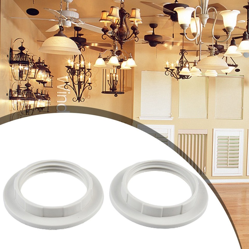Bedside Lamp Lamp Shade Collar Ring Lamp Shade Replacement Black/White ...