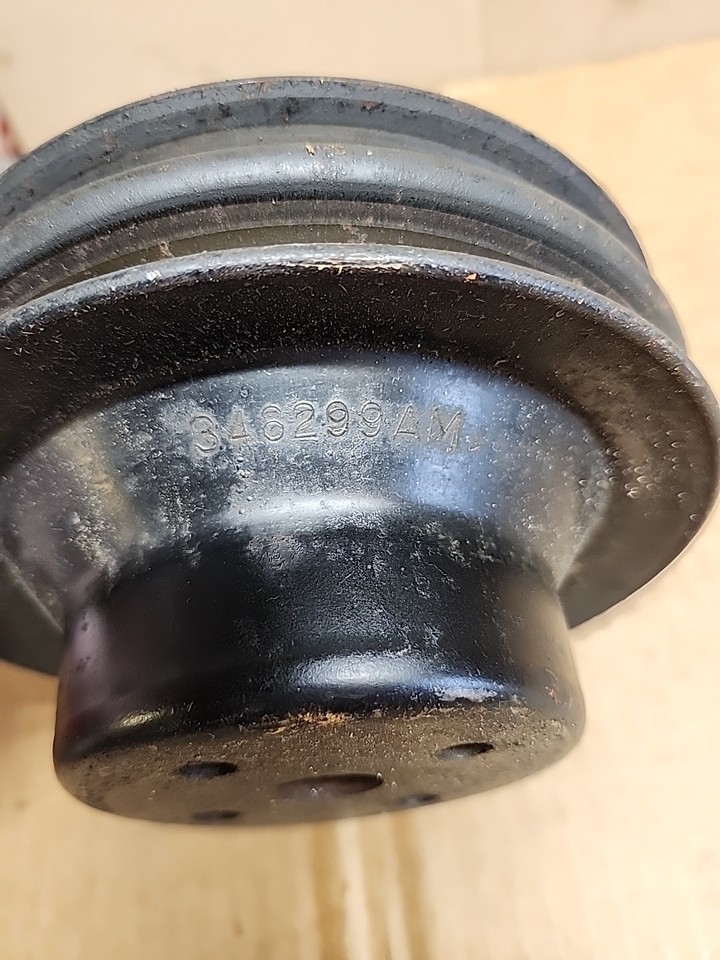 1975-1979 C3 Corvette Water Pump Pulley Dual Deep Groove OEM USED Gm ...