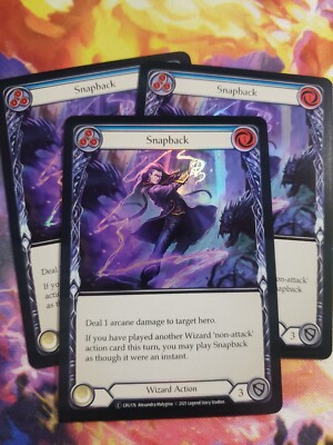 3x Snapback Blue Rainbow Foil Playset Crucible of War Flesh and Blood | eBay