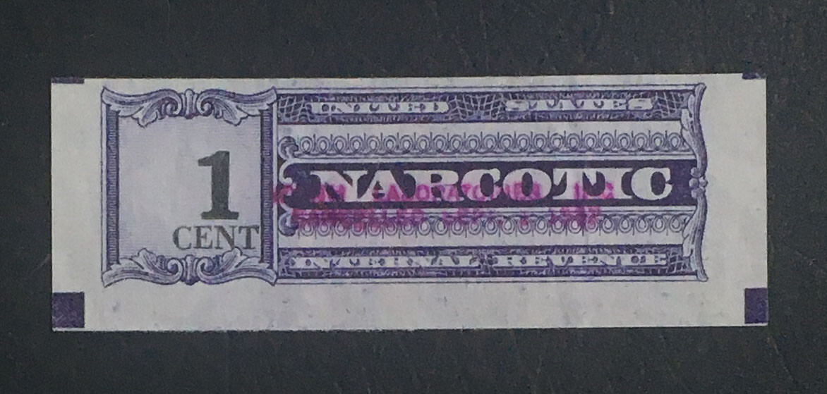 MOMEN: US STAMPS #RJA105a NARCOTIC REVENUE TYPE I USED LOT #71807 | eBay