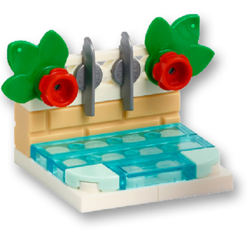 LEGO Minifigure ICE Skating Display Rack With Skates Set Sports Winter ...