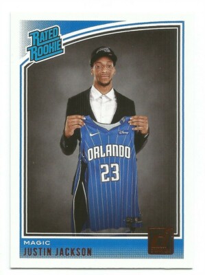 2018-2019 Panini Donruss Rated Rookie Justin Jackson Card | eBay