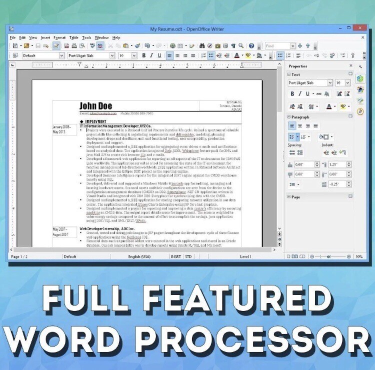 Open Office 2023 | Word Processor, Slide Show, Spreadsheet Software Suite | CD | eBay