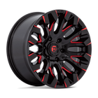 Fuel 1PC D829 QUAKE 18X9 6X135 1 87.10 GLOSS BLACK MILLED RED TINT ...
