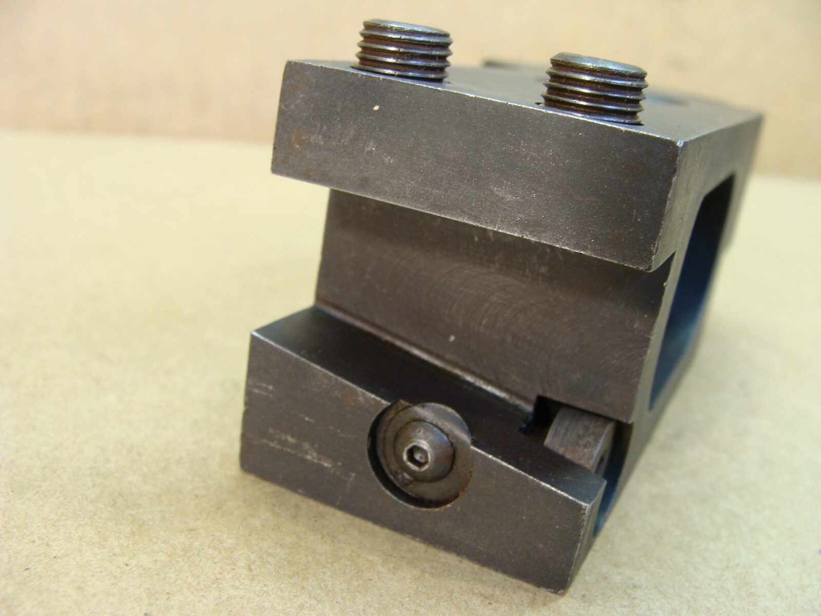 HARDINGE lathe CC-15 angled wedge tool post block holder turret ...