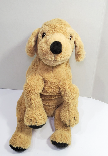 Ikea Gosig Golden Retriever Floppy Plush Dog Stuffed Animal Sewn Eyes ...
