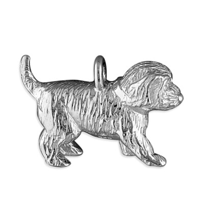 Sterling Silver Cockapoo Dog Pendant | eBay UK