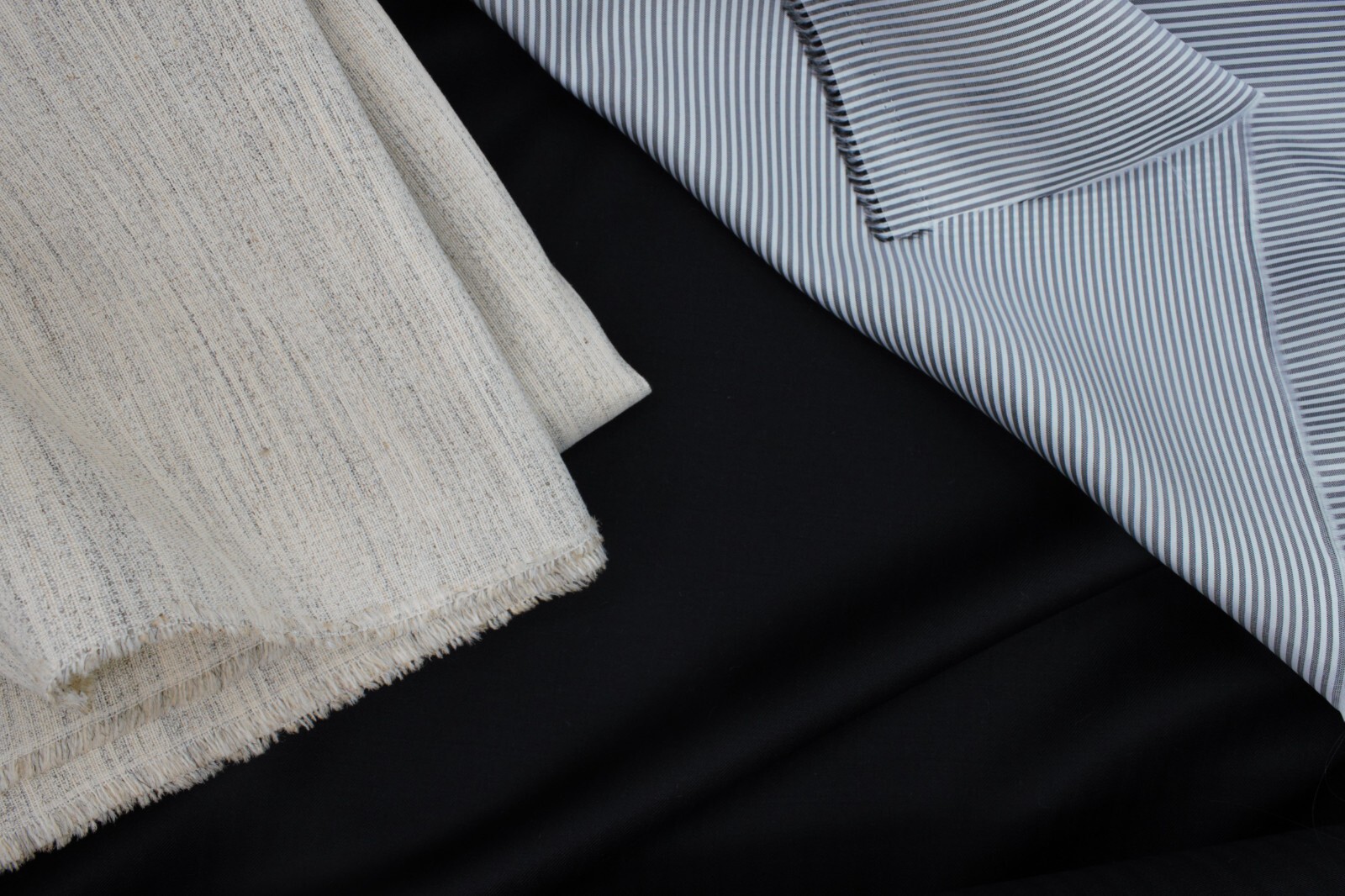 Worsted wool suiting fabric by Reda, wool-horse hair canvas & viscose ...