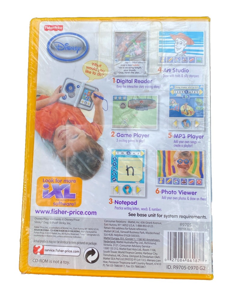 FISHER PRICE IXL LEARNING GAME NEW Disney PIXAR Toy Story 3 27084861877 ...