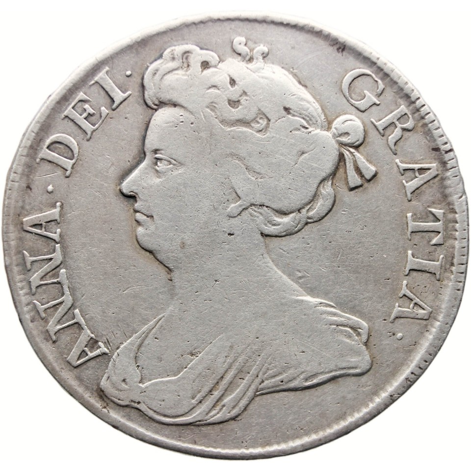 1712 Half Crown Anne Coin United Kingdom Silver Undecimo (MO3175-) | eBay